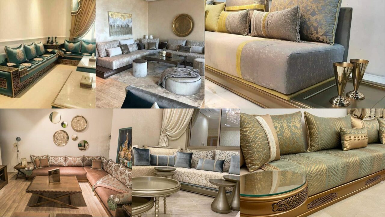 La banquette sedari marocain en bois | Salon Oriental