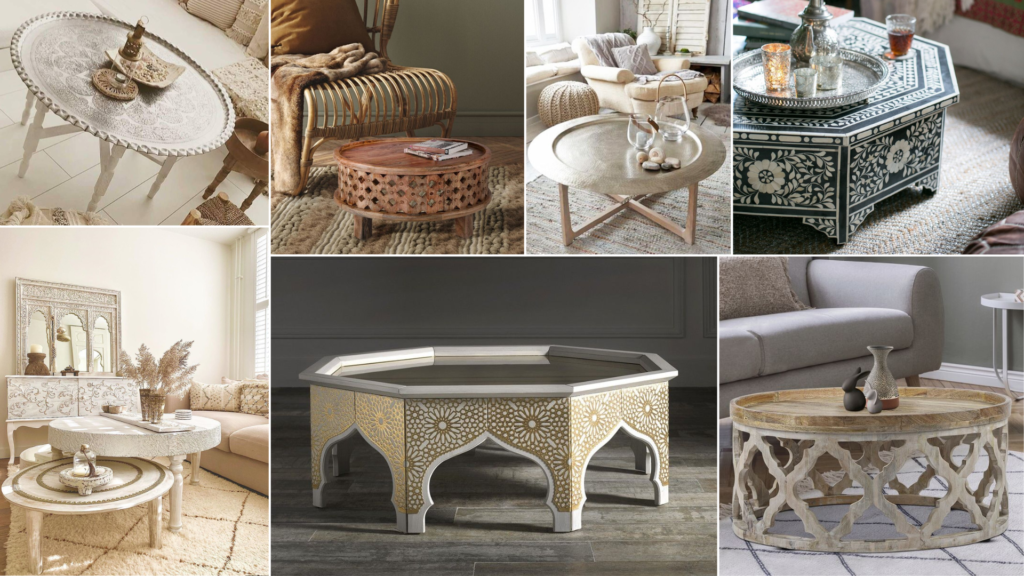 Table basse orientale : Comment la choisir ? | Salon Oriental